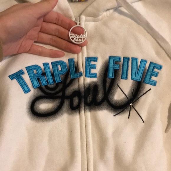 Triple Five Soul | Tops | Vintage Y2k Triple Five Soul Hoodie | Poshmark